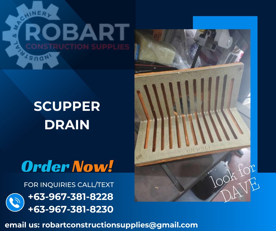 SCUPPER DRAIN, Commercial & Industrial, Construction Tools & Equipment ...