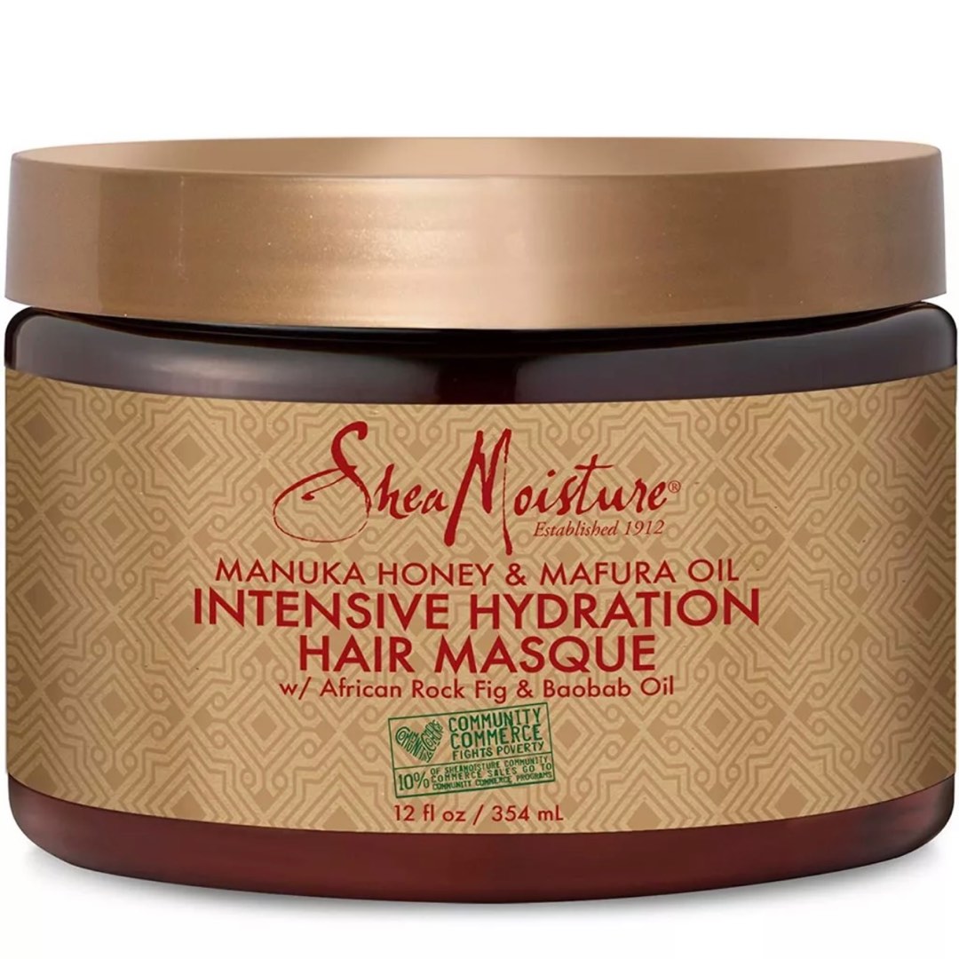 Shea Moisture MANUKA HONEY & MAFURA OIL INTENSIVE HYDRATION HAIR MASQUE ...