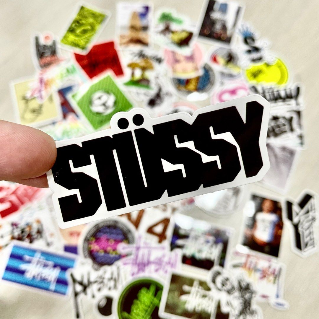 Stussy street wear street art sticker packs waterproof 3m, Hobbies ...
