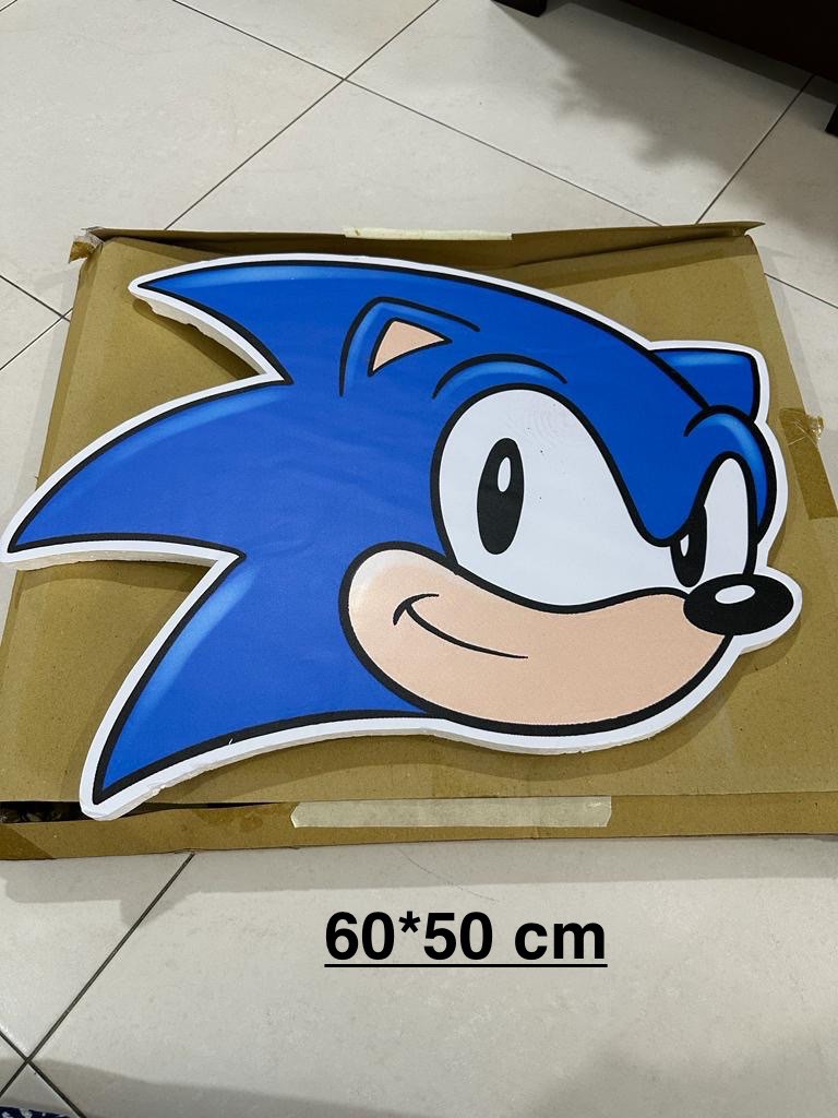 Super sonic cutout/standee, Hobbies & Toys, Stationery & Craft ...