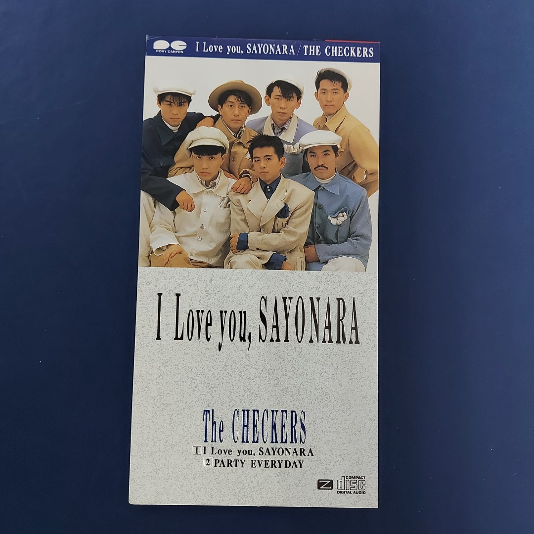 tHe Checkers - i Love you, SAYONARA 3吋 CD (88年 日本版, 直版) 937yen, 興趣及遊戲 ...