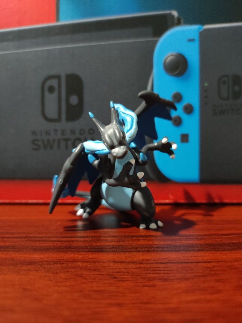 TOMY Pokemon Figure - Mega Charizard X (Dragon Claw Pose - Super Size ...