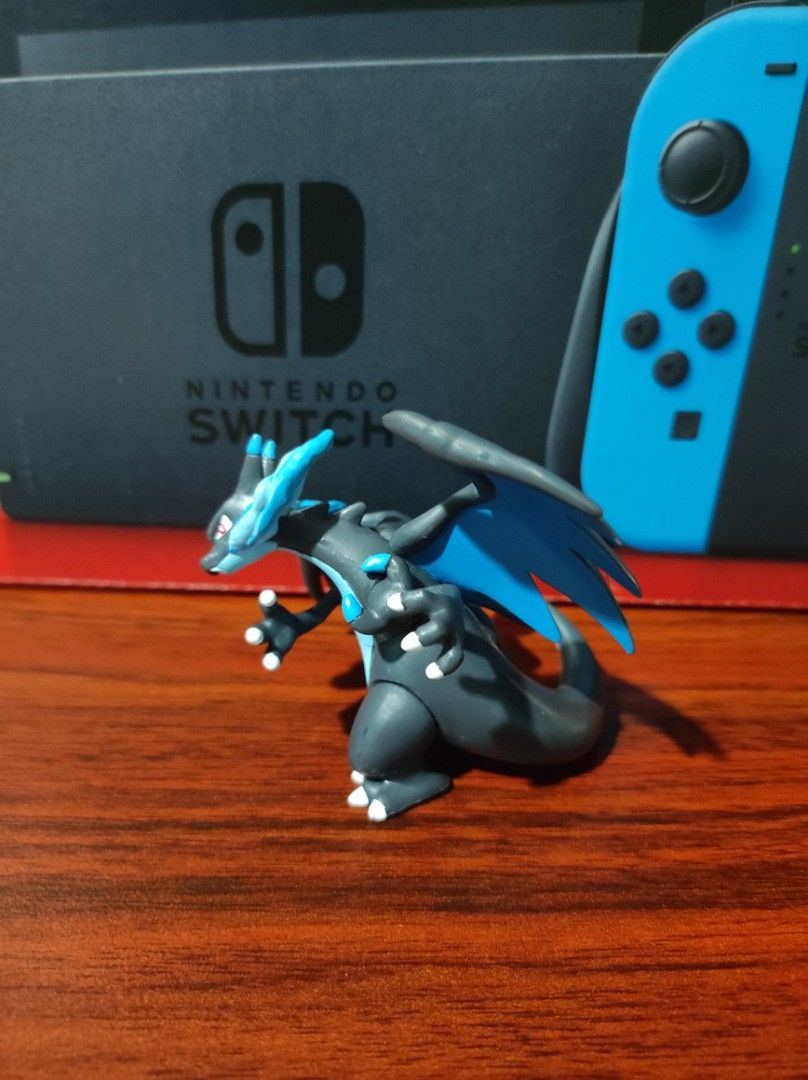 TOMY Pokemon Figure - Mega Charizard X (Dragon Claw Pose - Super Size ...