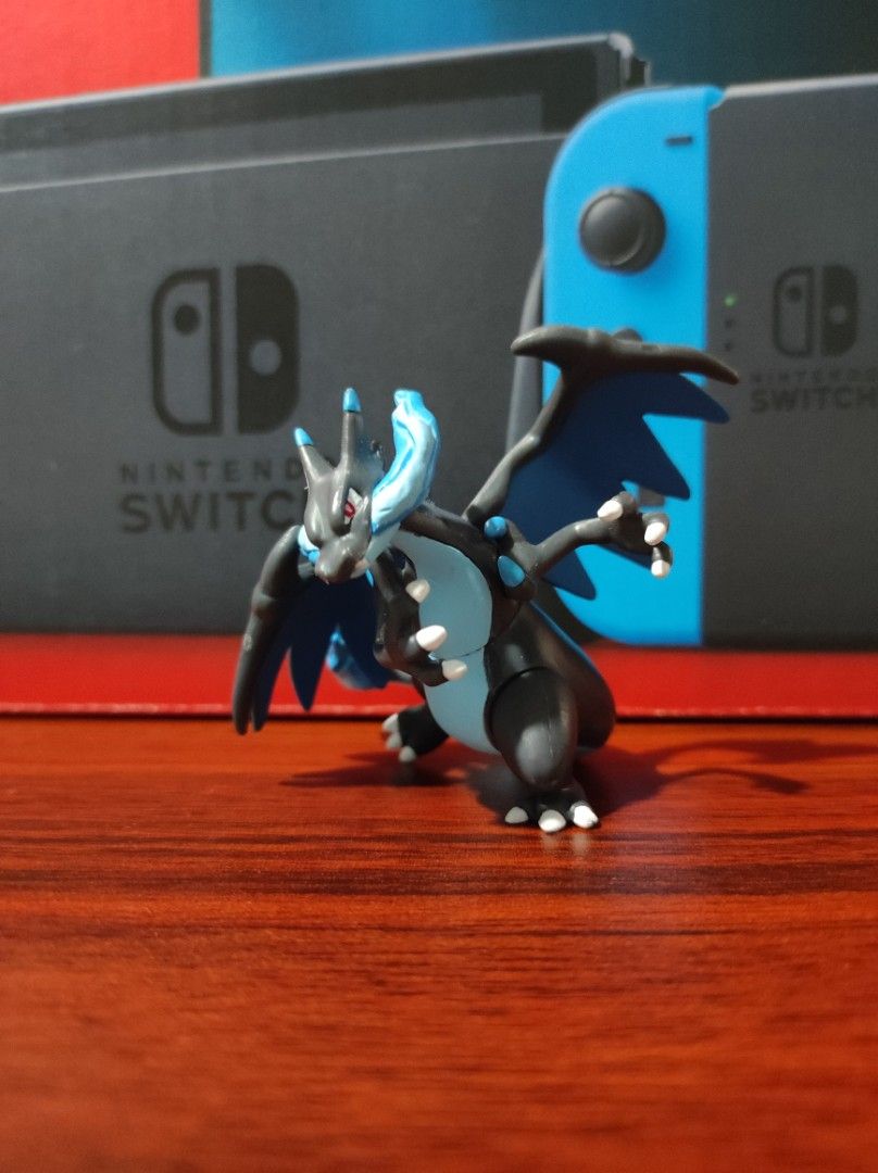 TOMY Pokemon Figure - Mega Charizard X (Dragon Claw Pose - Super Size ...