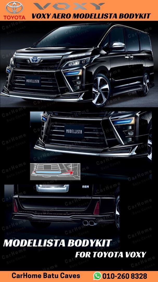 TOYOTA VOXY 2017-2021 MODELLISTA BODYKIT AERO, Auto Accessories on ...
