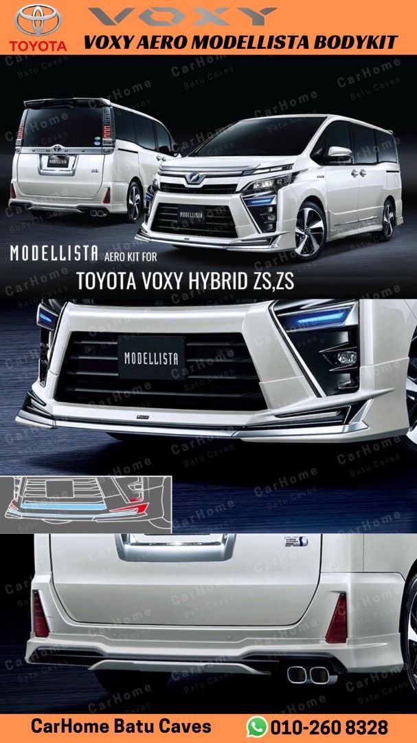 TOYOTA VOXY 2017-2021 MODELLISTA BODYKIT AERO, Auto Accessories on Carousell