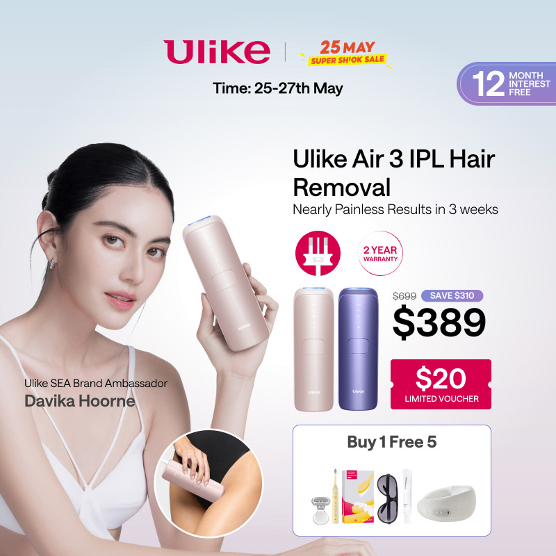 Ulike Sapphire AIR-3 IPL Laser Hair Removal Results Nearly Painless in 3 weeks and 0.7s/flash ...