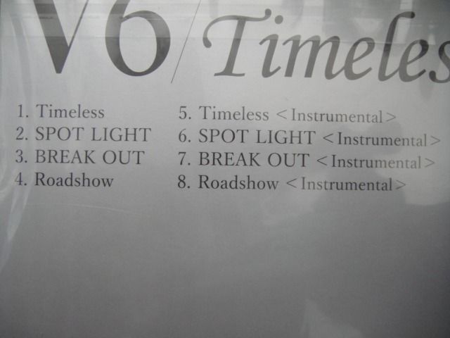 V6 - Timeless ~45th單曲 CD (通常盤) (日本版) (全新未開封) (20th Century / Coming Century), 興趣及遊戲, 音樂、樂器 & 配件 ...