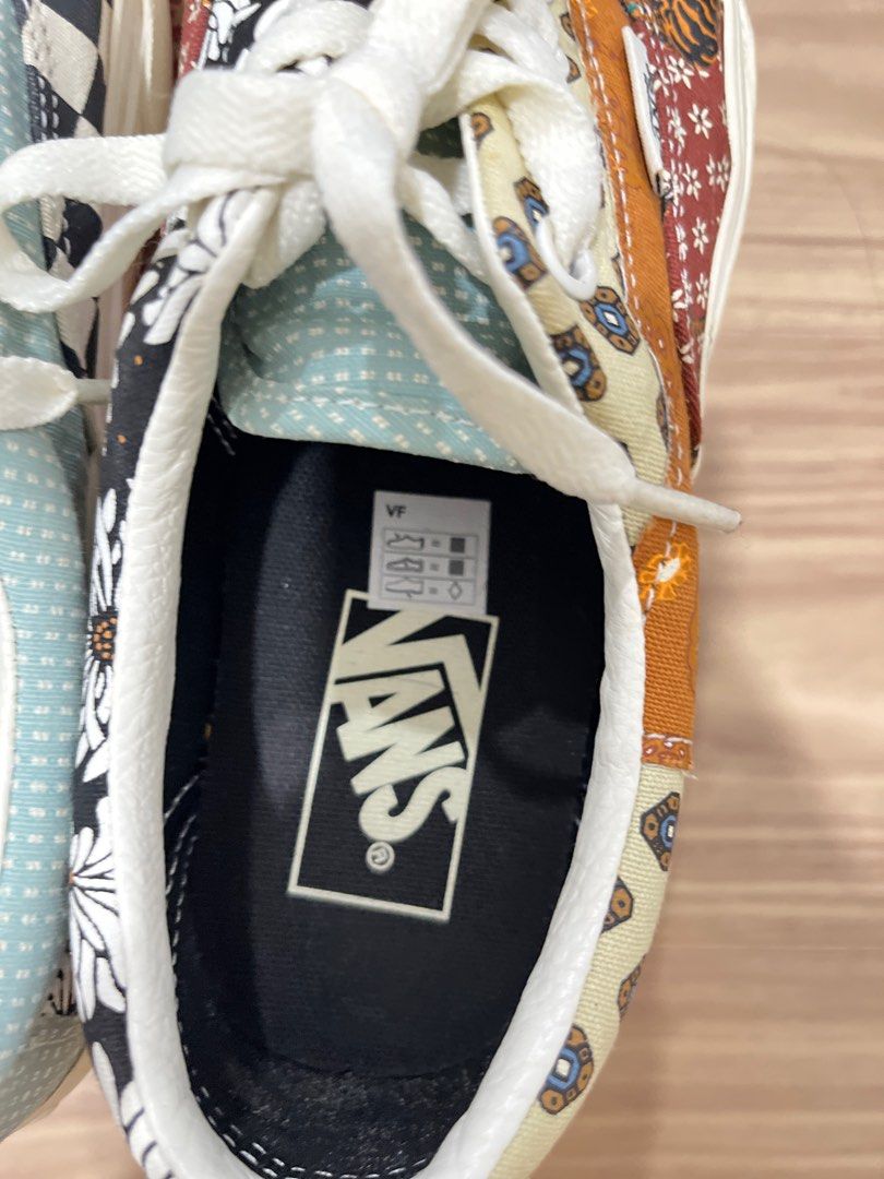 Vans (Tiger Patchwork) Biktrwht, Women's Fashion, Footwear, Sneakers on ...