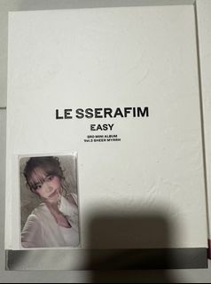 [Sealed] Le sserafim easy Sealed albums | Vol 1 Balmy Flex Vol 2 ...