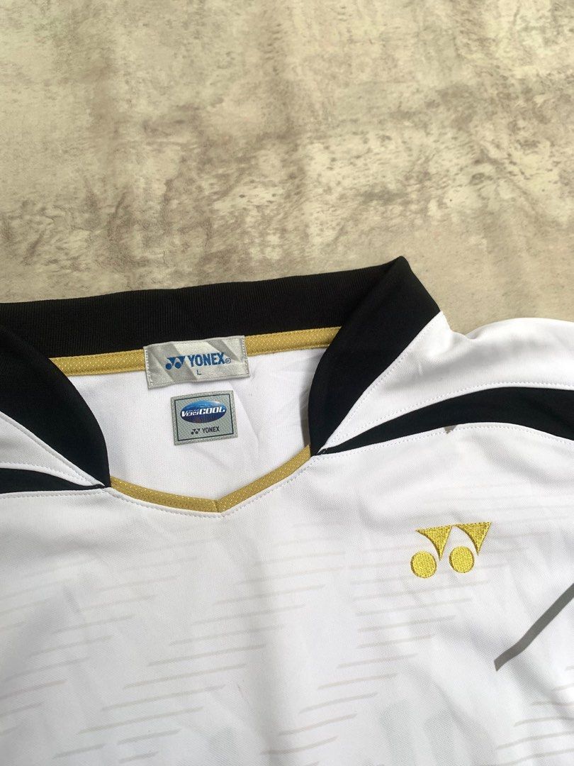 Yonex Kaos jersey olahraga sport badminton bulu tangkis, Fesyen Pria ...