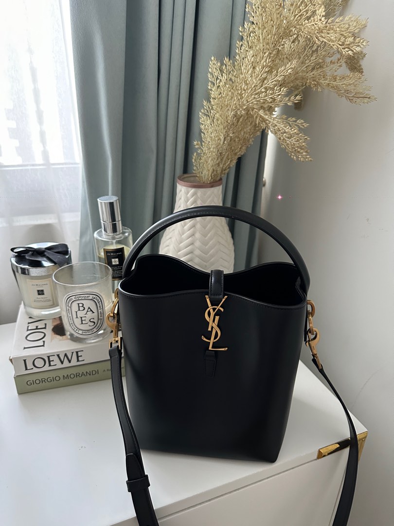 Ysl le 37 bucket bag, Luxury, Bags & Wallets on Carousell
