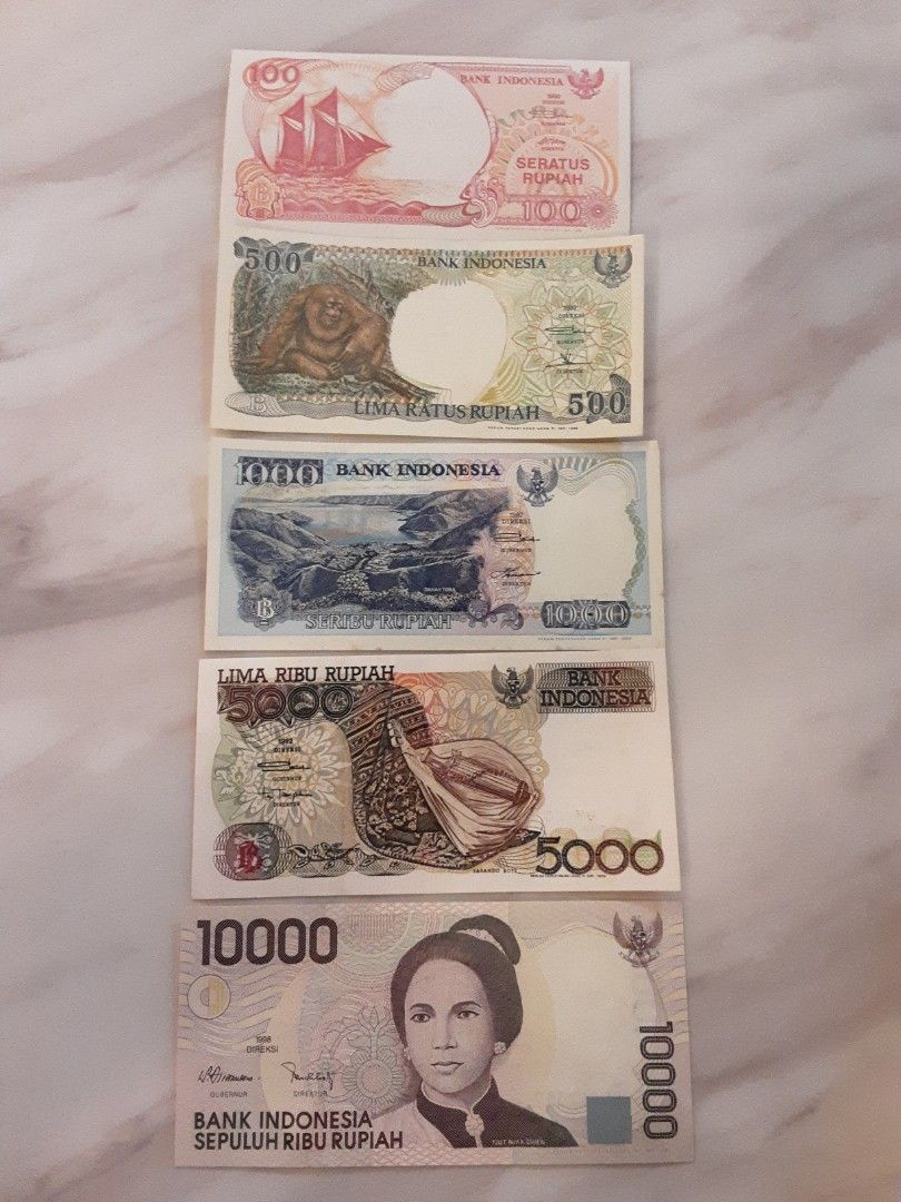 1990s Indonesia Rupiah notes, Hobbies & Toys, Memorabilia ...