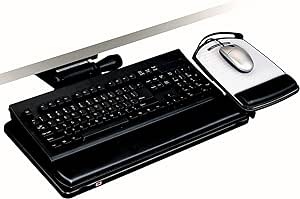3M Keyboard Tray with Adjustable Keyboard and Mouse Platforms, Just ...