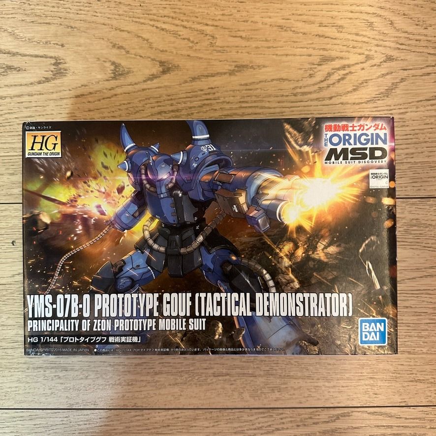 全新 日版 HG 1/144 GTO GUNDAM THE ORIGIN MSD PROTOTYPE Gouf 老虎 GUNPLA ...