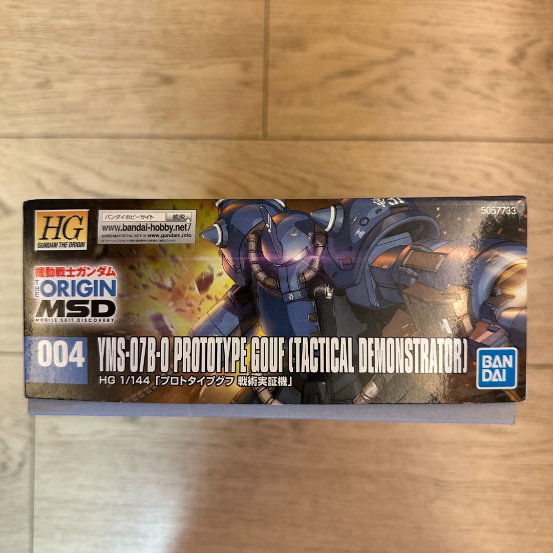 全新 日版 HG 1/144 GTO GUNDAM THE ORIGIN MSD PROTOTYPE Gouf 老虎 GUNPLA ...