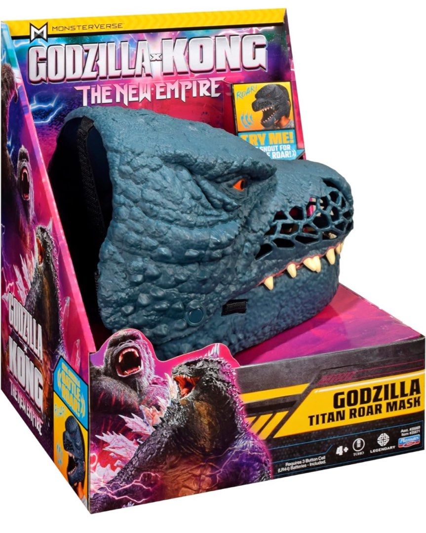 ( Fast Delivery) Godzilla x Kong Godzilla Interaction Mask by Playmates ...