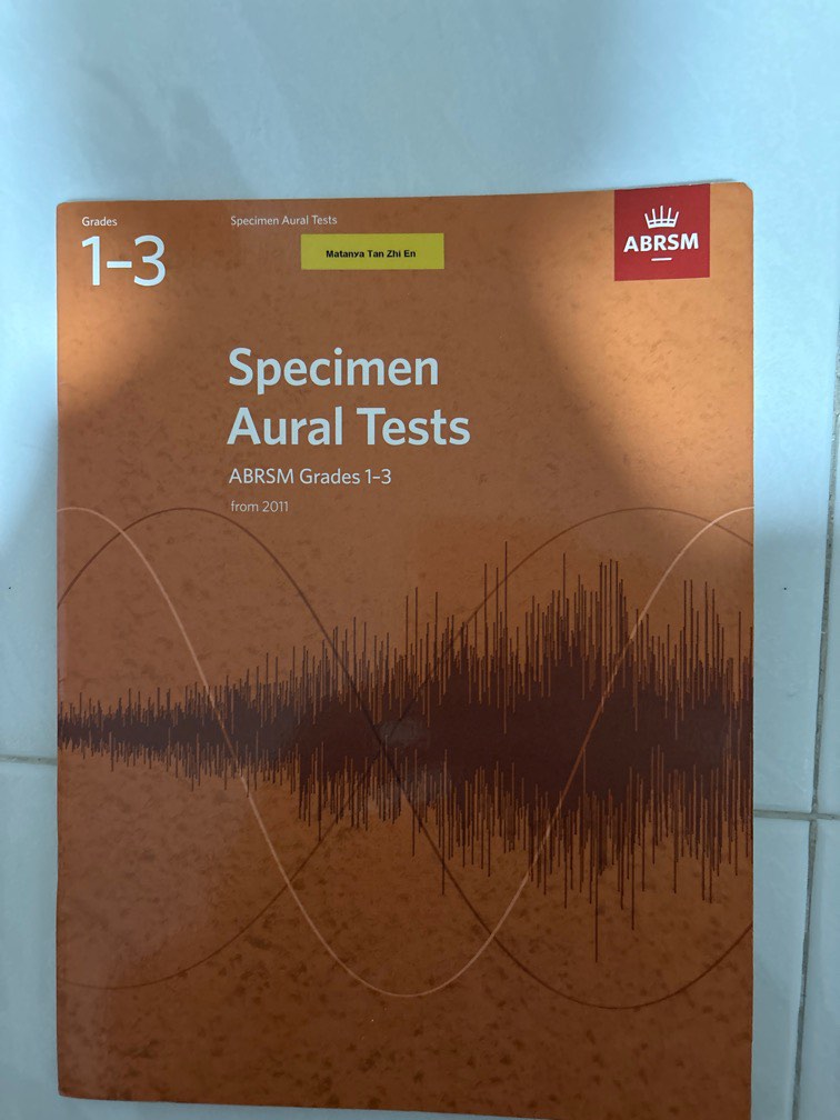 ABRSM Grades 1-3 Specimen Aural Tests (2011), Hobbies & Toys, Music ...