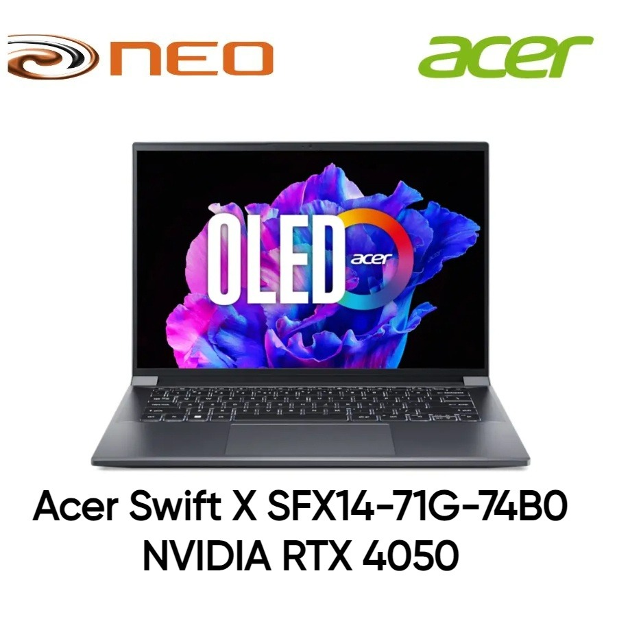 Acer Swift X SFX14-71G-74B0 [OLED Display] [13th Gen Intel i7-13700H ...