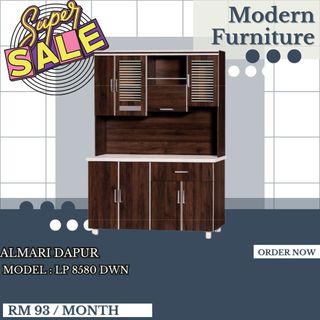 Set almari dapur Ansuran Bulanan, Furniture & Home Living, Furniture ...