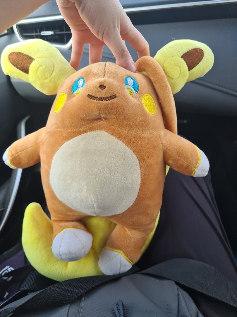 Alolan Raichu Pokemon Plush Toy, Hobbies & Toys, Toys & Games on Carousell