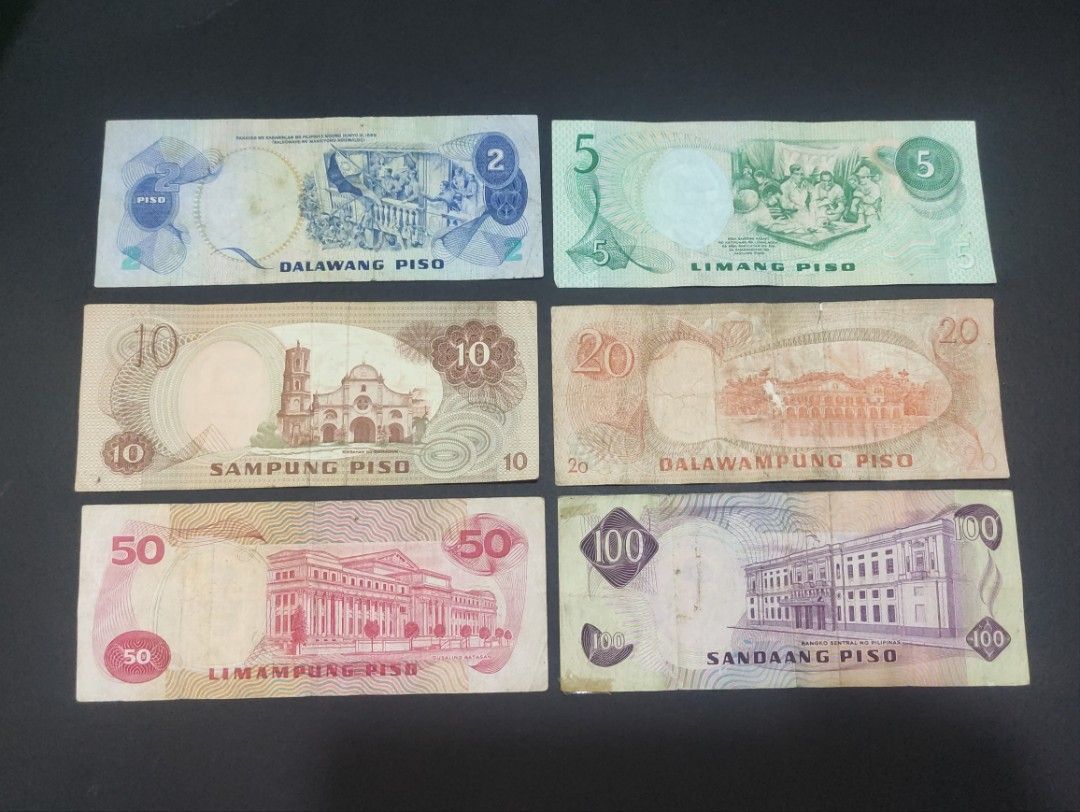 Ang Bagong Lipunan Series Set - Philippines Banknotes, Hobbies & Toys ...