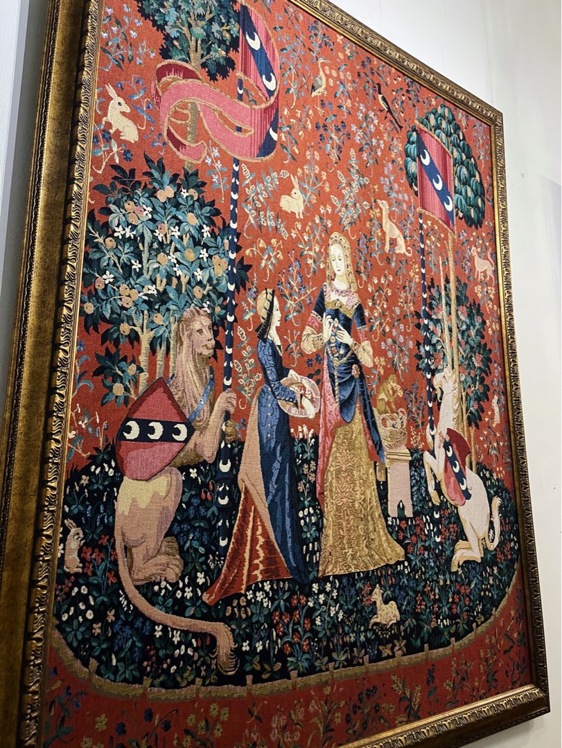 Antique Victorian Tapestry Big Size 7Ft, Hobbies & Toys, Collectibles ...