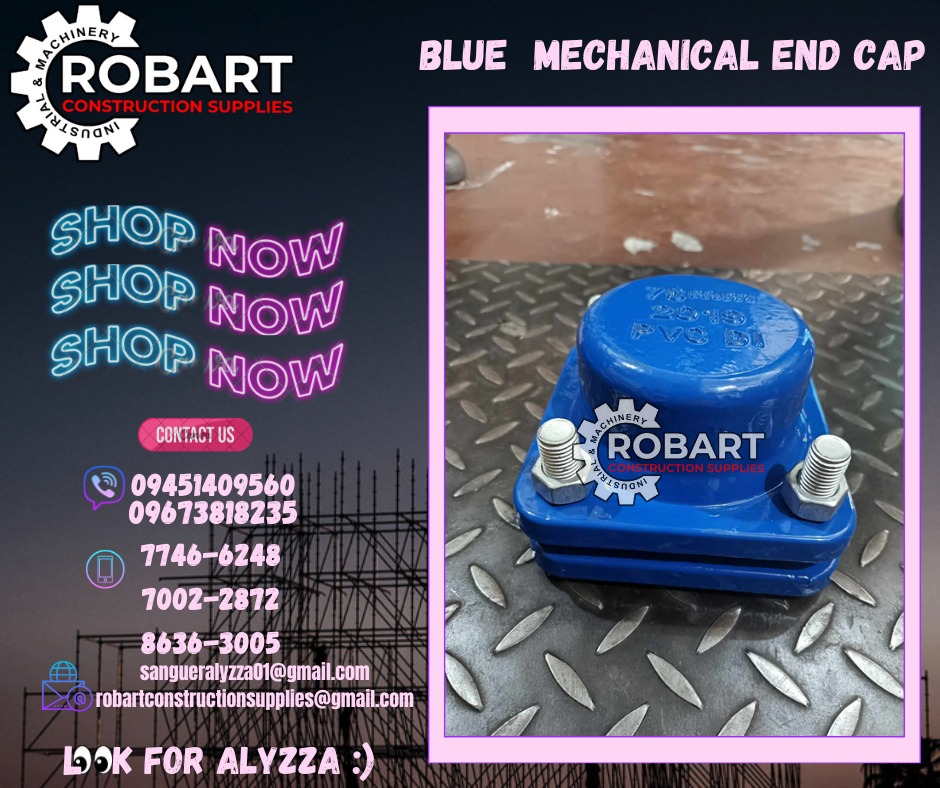 blue mechanical end cap, Commercial & Industrial, Construction Tools ...