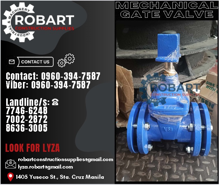 Blue Mechanical Gate Valve, Commercial & Industrial, Construction Tools ...