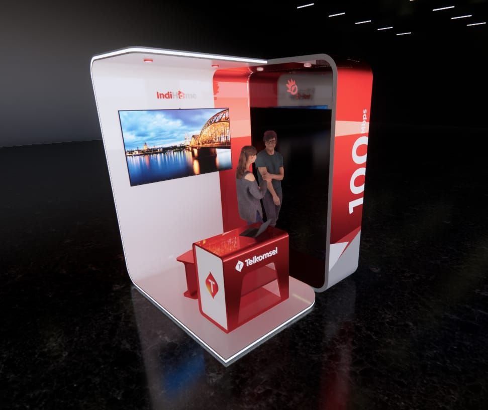 BOOTH PAMERAN 2X2 (DESAIN & PRODUKSI), Jasa, Lainnya di Carousell