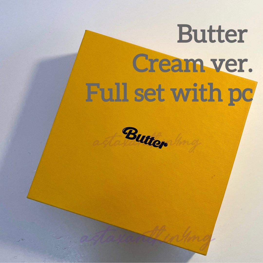 BTS Butter Cream Version Full set included Jimin pc, Hobbies & Toys ...