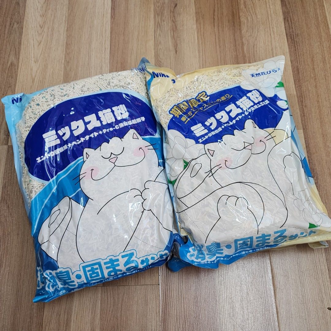 Cat Litter Nikoro Japan Mixed Bentonite & Tofu 6L, Pet Supplies, Homes ...