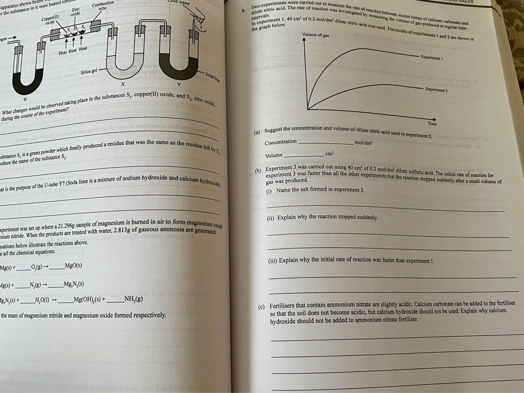 Chemistry Challenge MCQ & Structured Qns, Hobbies & Toys, Books ...