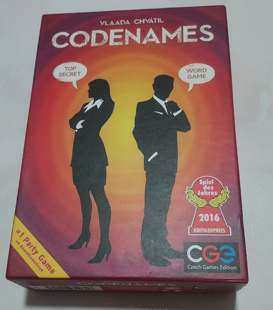 Codenames - Board Game / Party Game, Hobbies & Toys, Toys & Games on ...