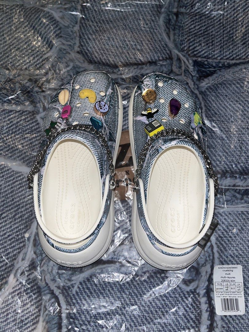 Crocs x Sza both for RM380, Women's Fashion, Footwear, Sandals on Carousell