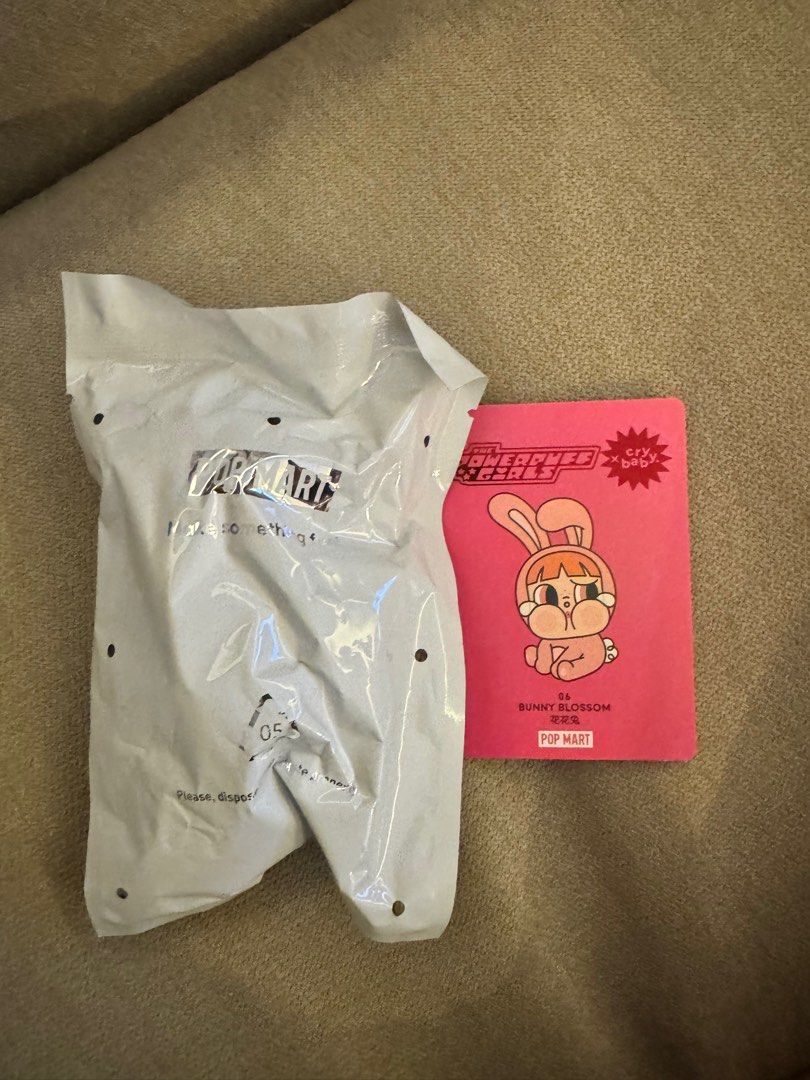 Crybaby pop mart powerpuff girl bunny blossom, Hobbies & Toys, Toys ...