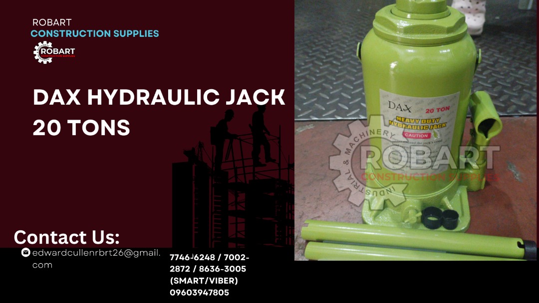 Dax hydraulic jack, Commercial & Industrial, Construction & Building ...