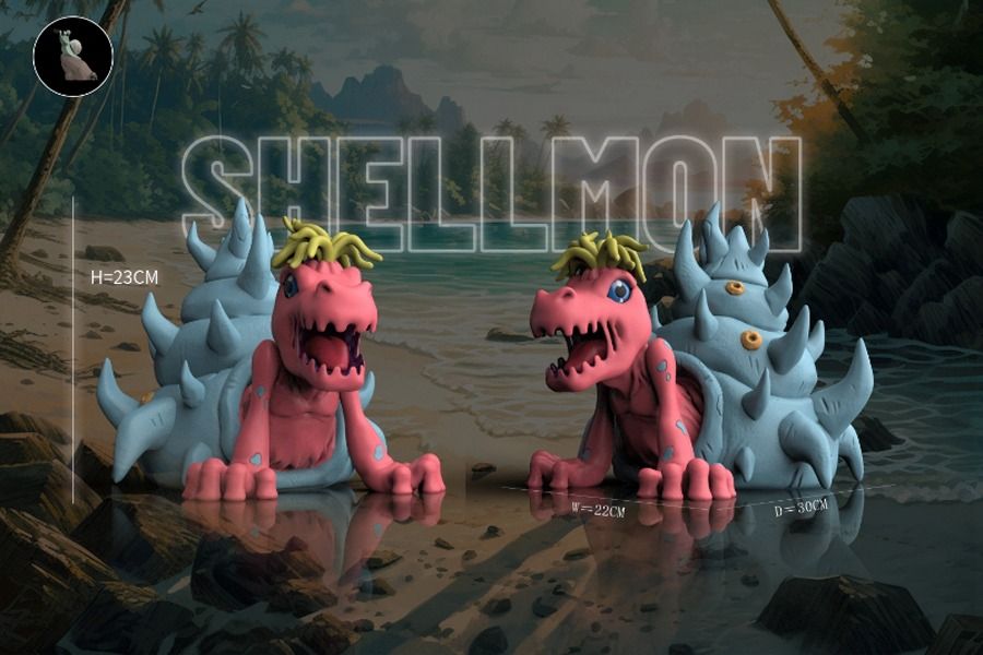 Digimon | Shellmon | Snail Studio | 【FREE Shipping - PO】GK Figurine ...