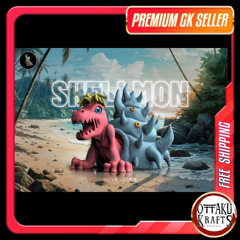 Digimon | Shellmon | Snail Studio | 【FREE Shipping - PO】GK Figurine ...