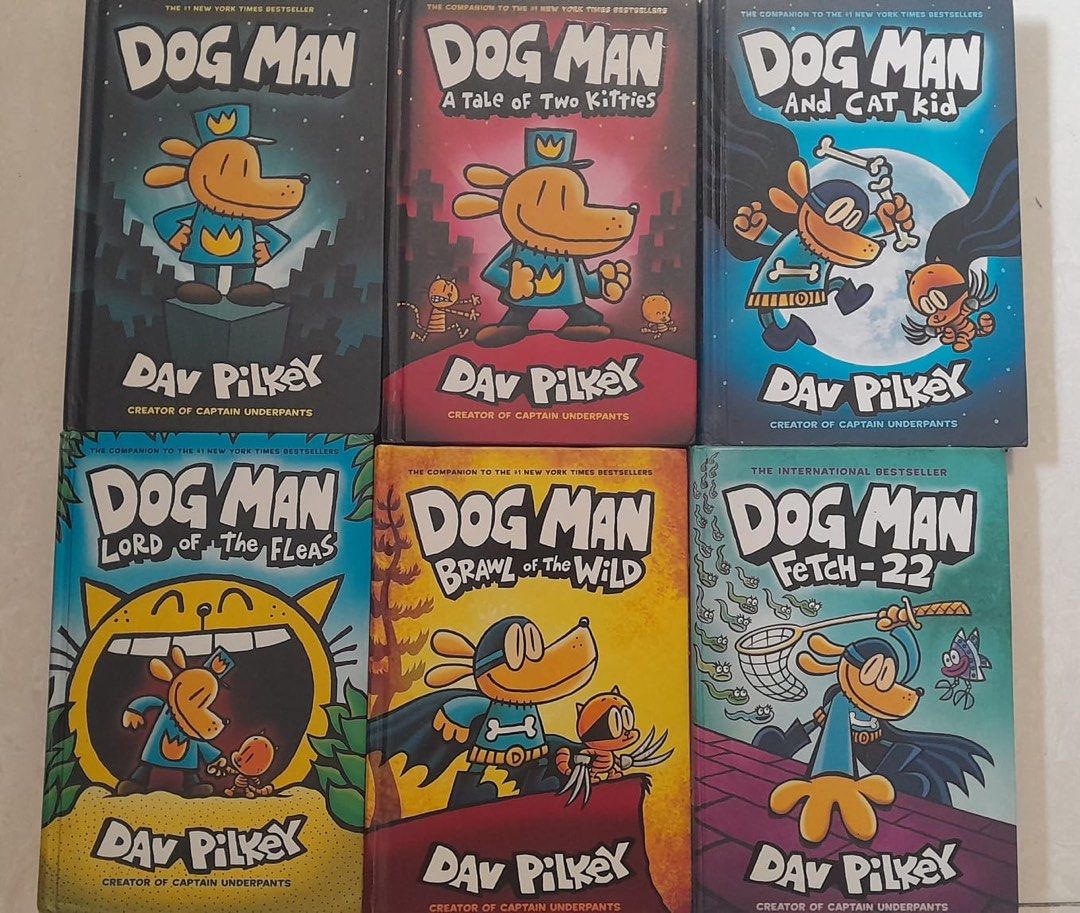 Dog Man (Set of 6) each book $5, Hobbies & Toys, Books & Magazines ...