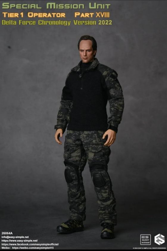 【預訂】Easy&Simple: 1/6 26064A SMU Tier1 Operator Part XVIII Delta Force ...