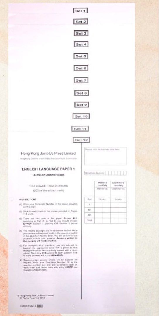 [全新]English reading paper exercise, 興趣及遊戲, 書本 & 文具, 教科書 - Carousell