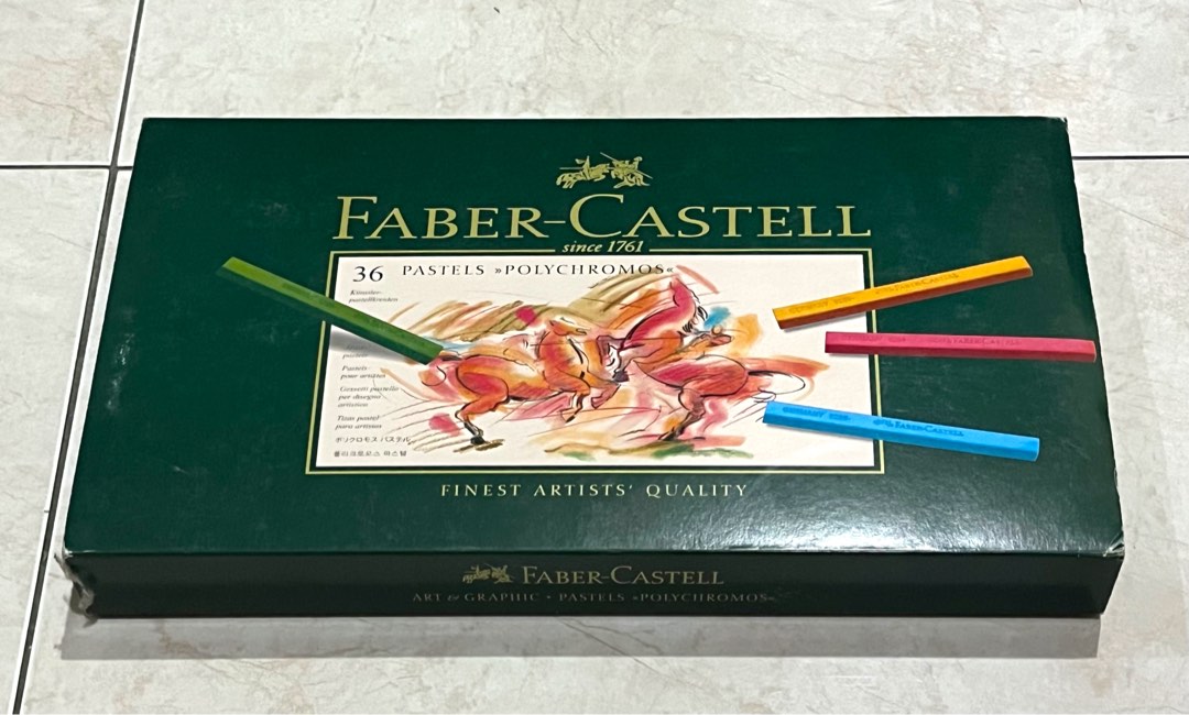 Faber Castell Polychromos Pastel sticks (36), Hobbies & Toys ...