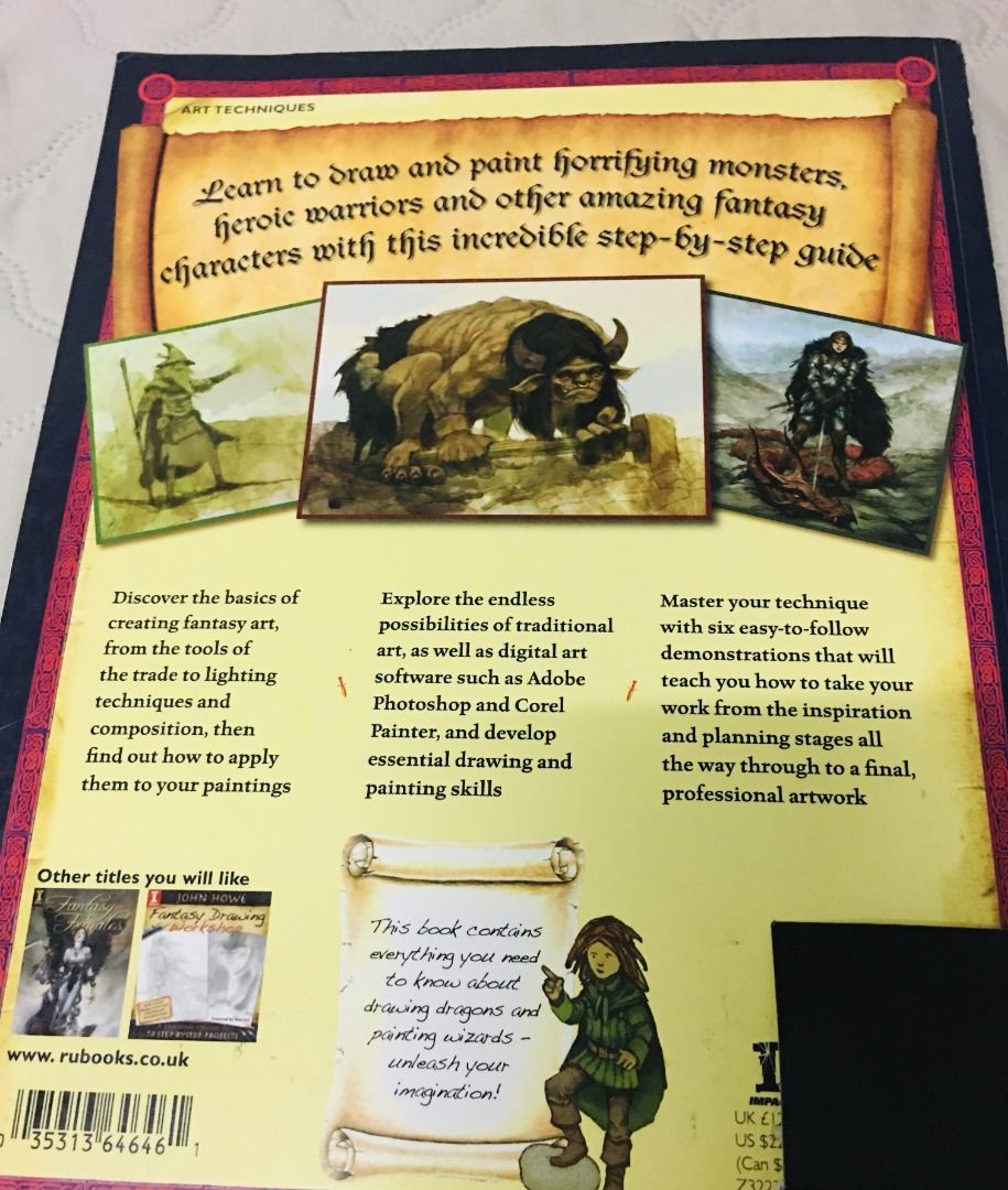 Fantasy Art for Beginners (Step-by-Step Guide), Hobbies & Toys, Books ...