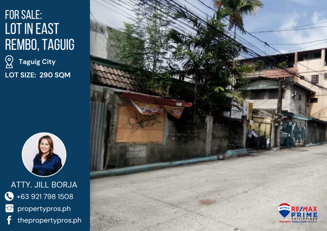 FOR SALE: BELOW ZONAL! 290sqm property in East Rembo, Makati good for ...