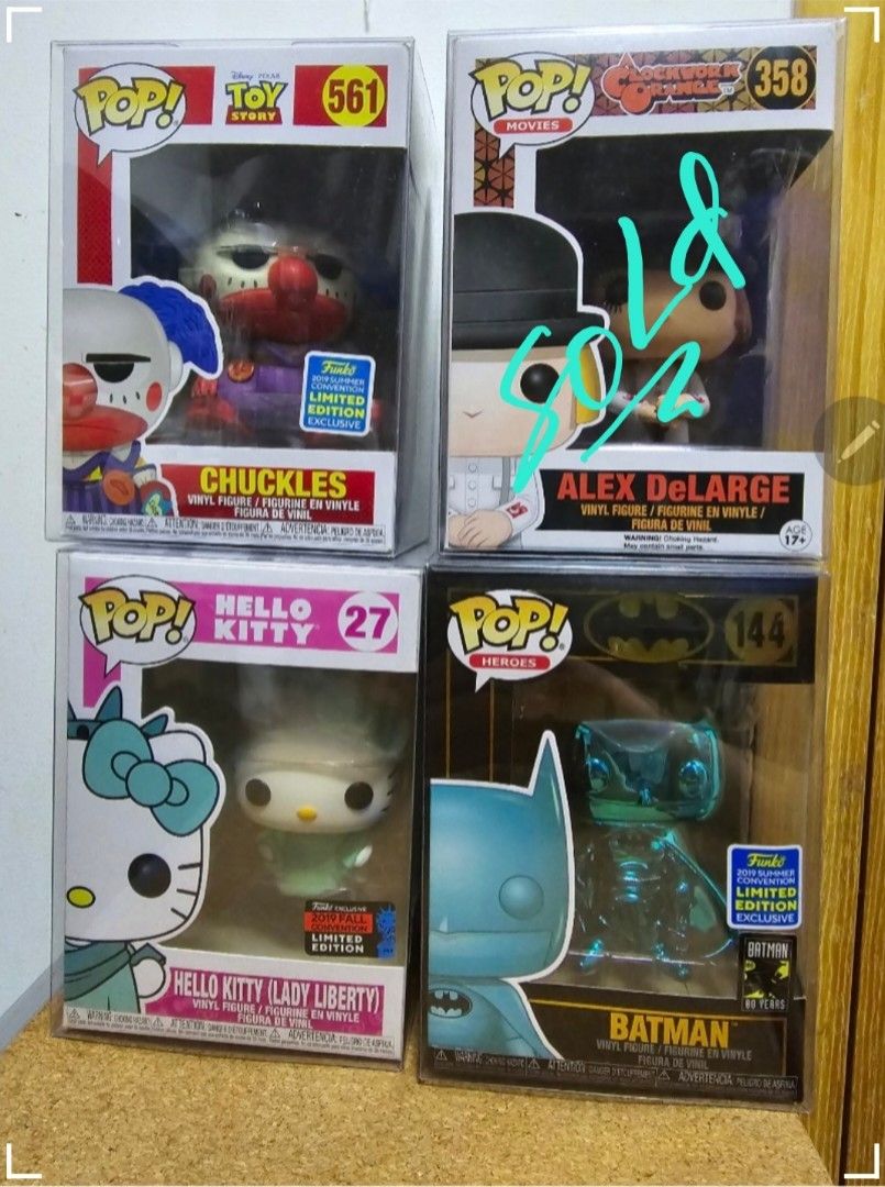 Funko Pop at $22 ea (Black Ranger Mr Bean Spyro Hello Kitty etc ...
