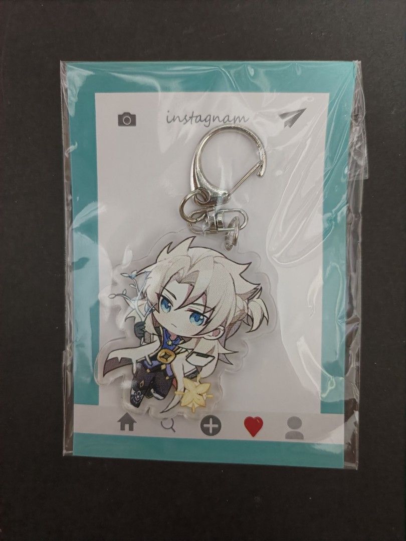 Genshin Impact keychains, Heizou, Albedo, Kaveh, Hobbies & Toys ...