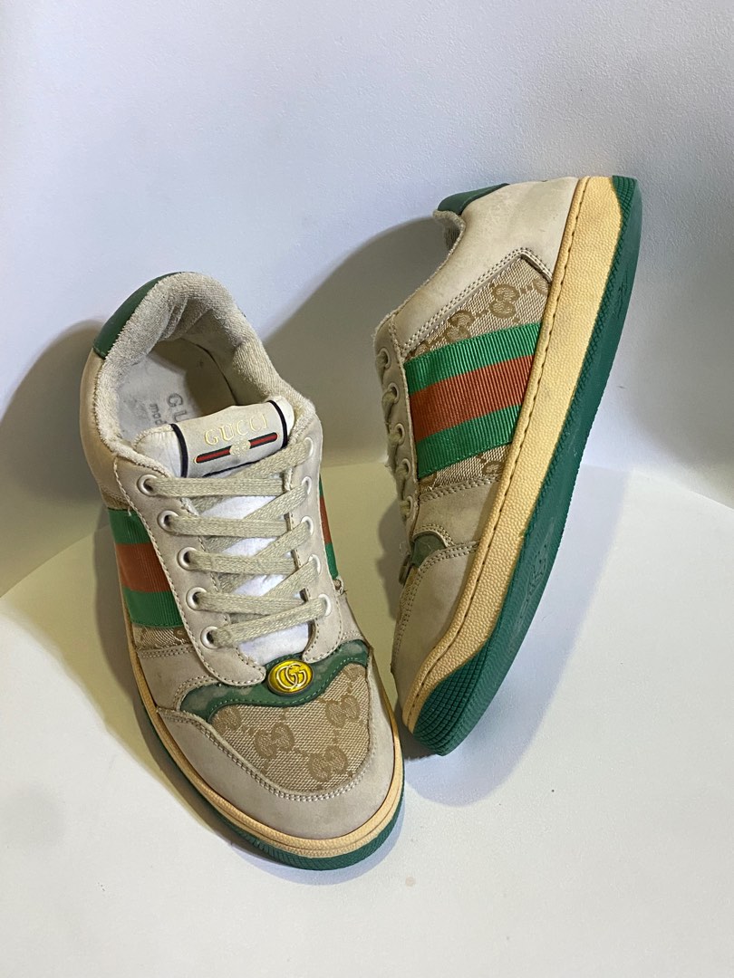 Gucci Screener, Luxury, Sneakers & Footwear on Carousell
