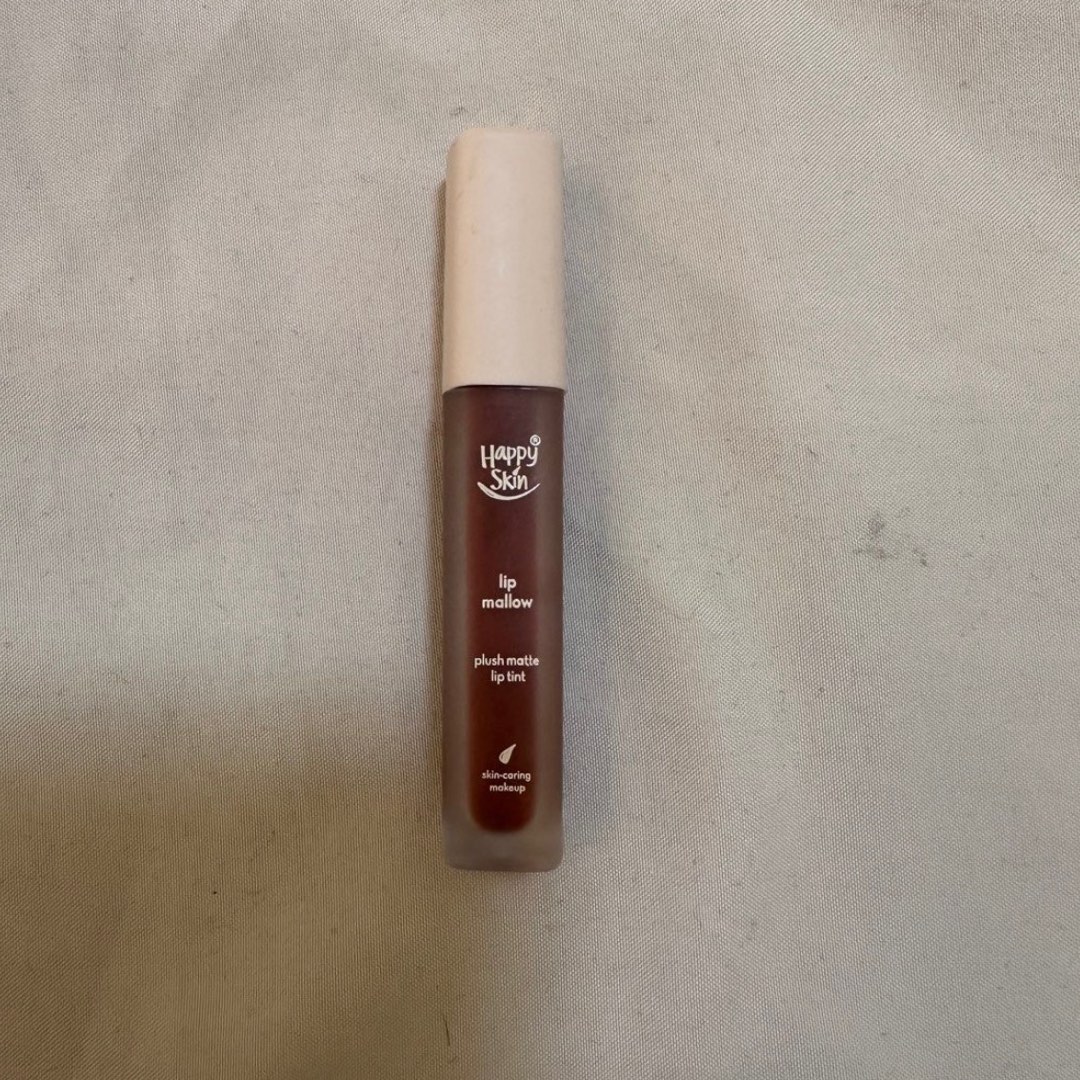 Happy Skin Mini Lip Mallow Plush Matte Lip Tint (Cinnamon), Beauty ...
