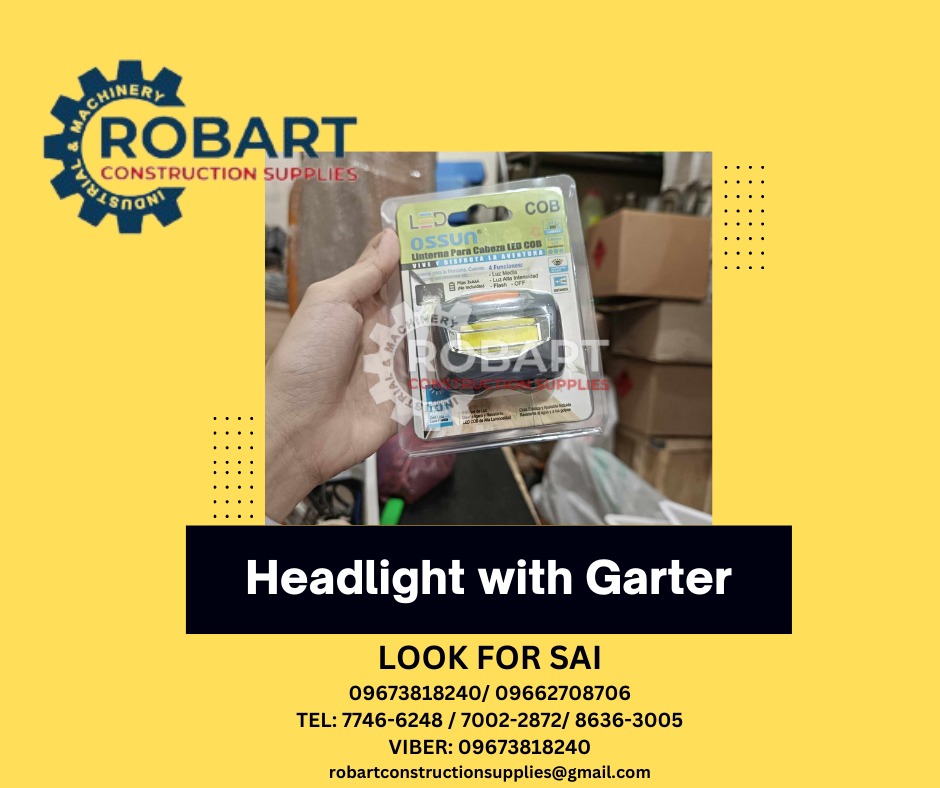 Headlight with Garter, Commercial & Industrial, Construction Tools ...